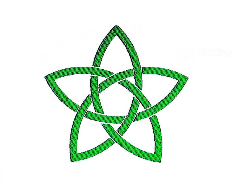 Celtic Star Machine Embroidery Design Celtic Knot Christmas | Etsy