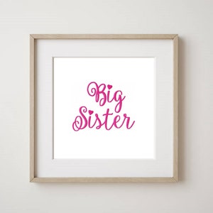 Big Sister Machine Embroidery Design It's a BOY, It's a GIRL New Baby ...
