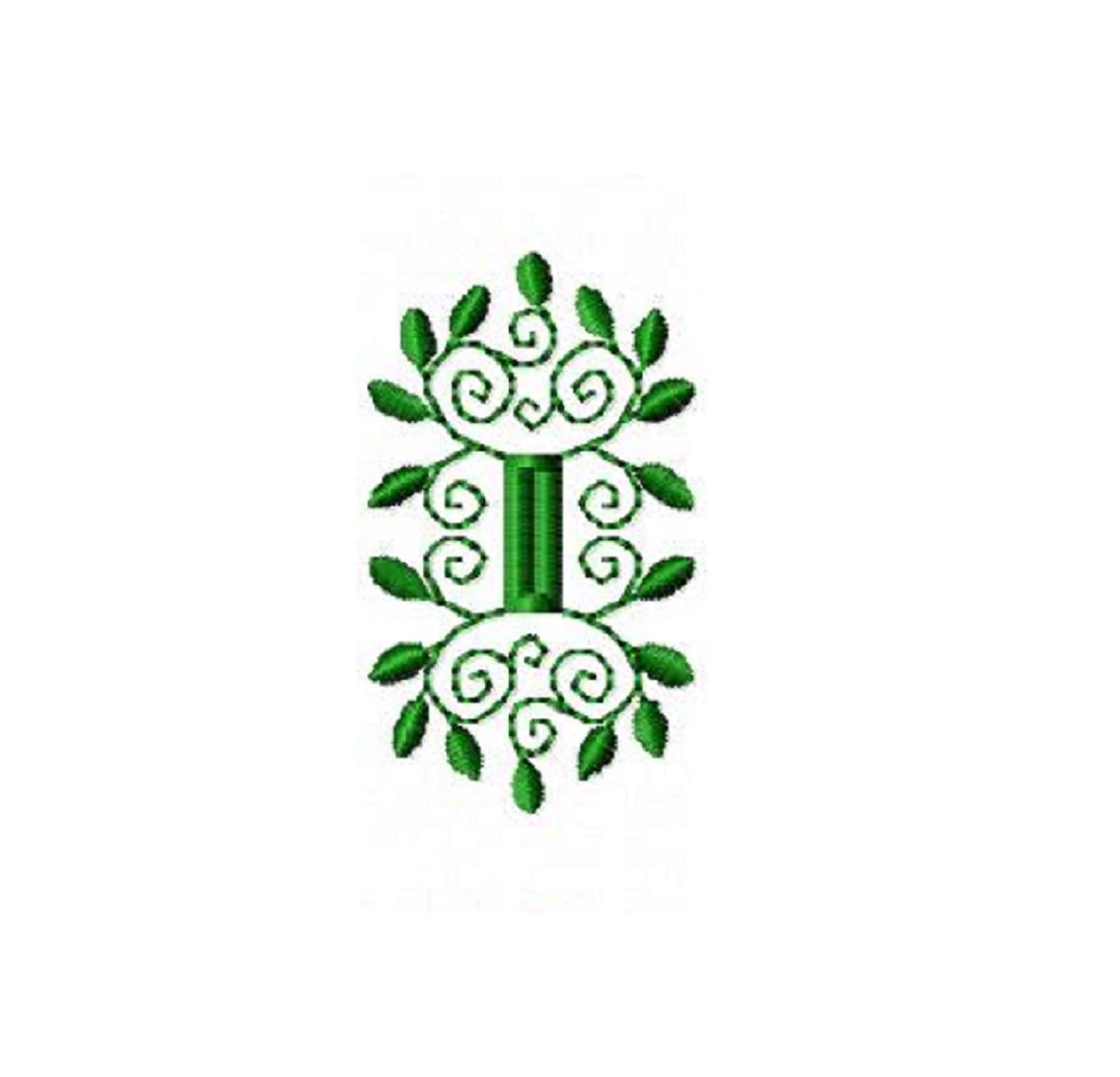 Buttonhole Machine Embroidery Design Decorative Vine Buttonhole Pattern ...