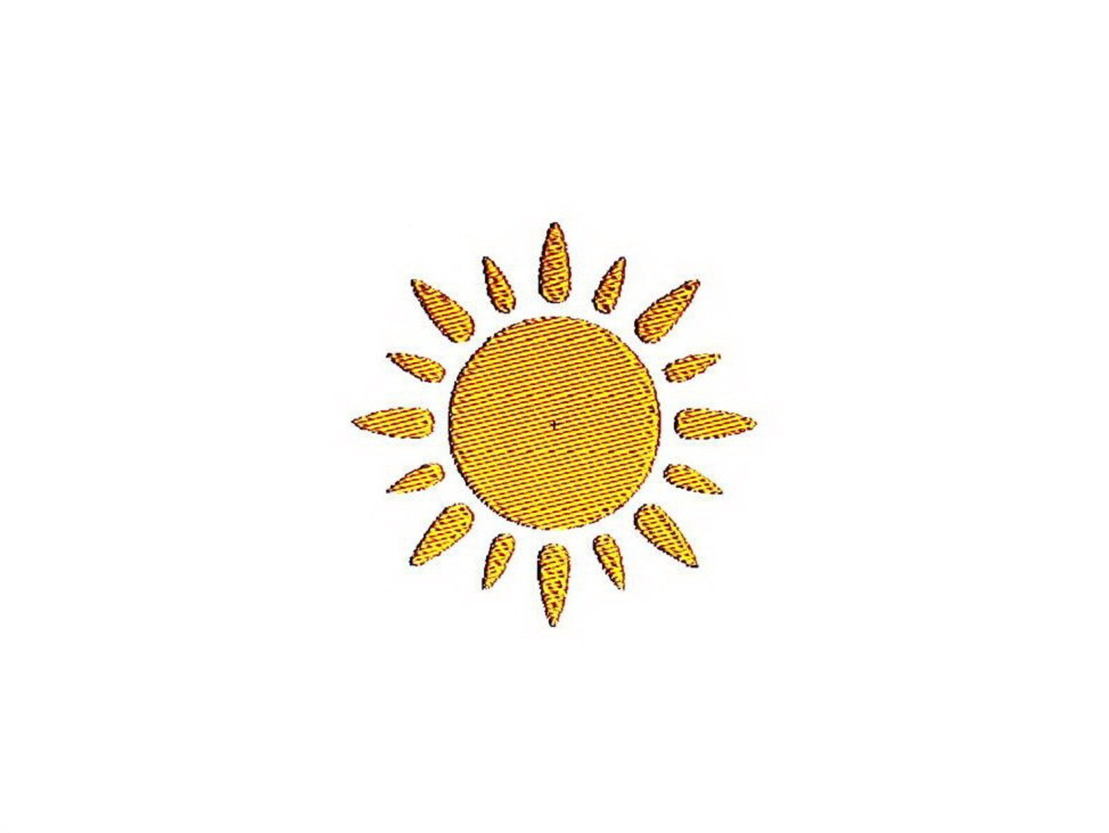 Sun Machine Embroidery Design Summer Holiday Design Sunshine | Etsy