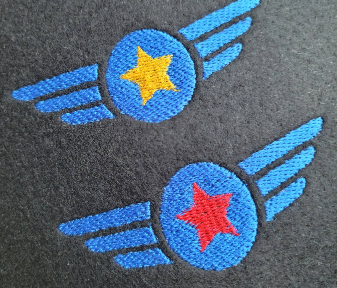 Pilot Wings Machine Embroidery Design Aviation Design | Etsy