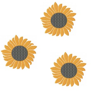 Sunflower Machine Embroidery Designs Flower Patterns Digital Wild Sun ...
