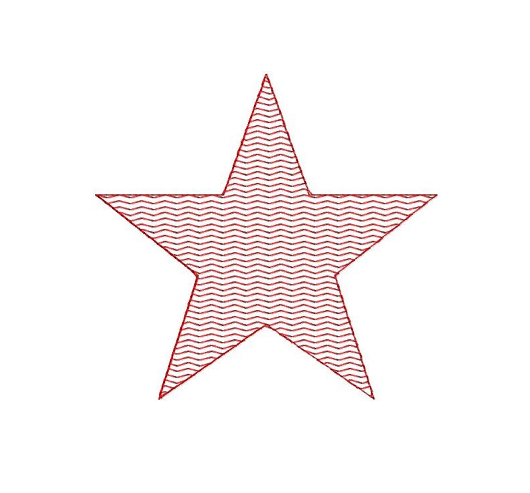Star Monogram Machine Embroidery Design, Star Quilting Design, Star ...
