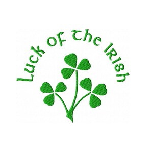 Irish Shamrock Machine Embroidery Design Mini Clover Pattern Irish ...