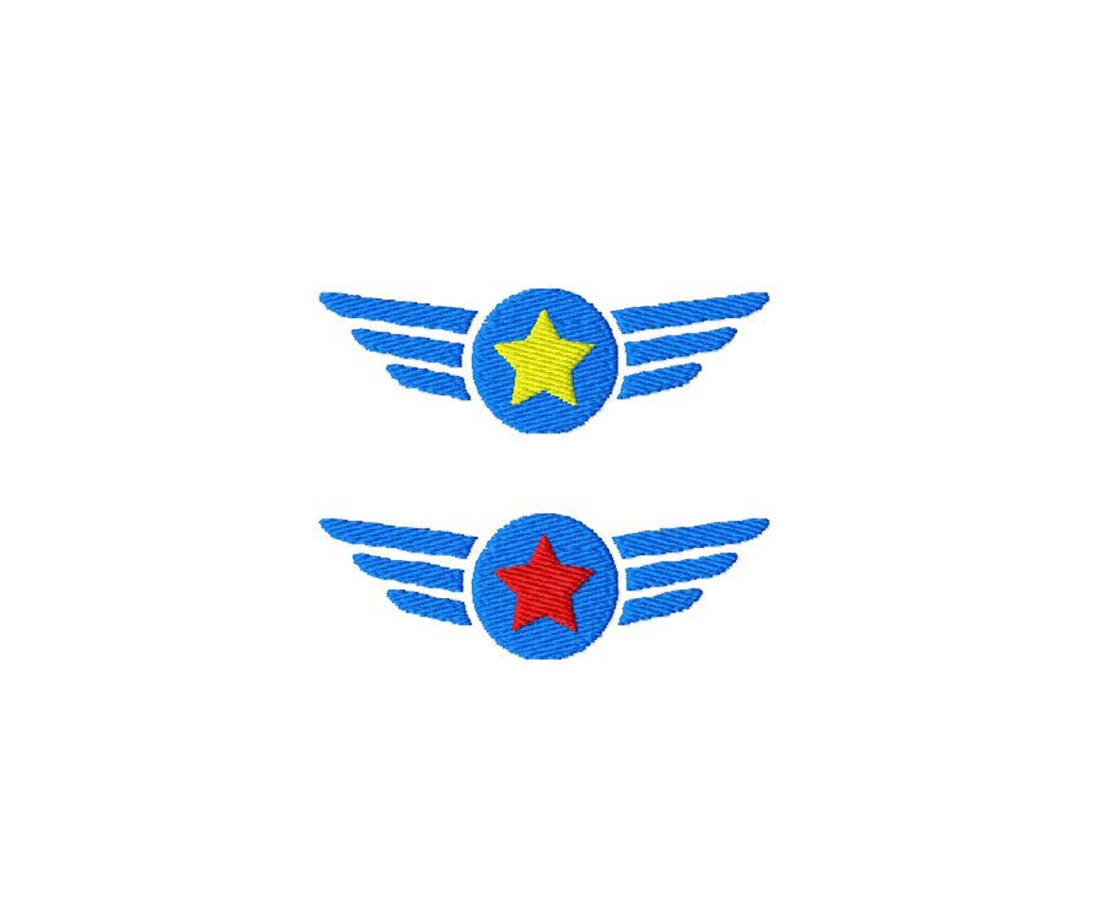 Pilot Wings Machine Embroidery Design Aviation Design | Etsy