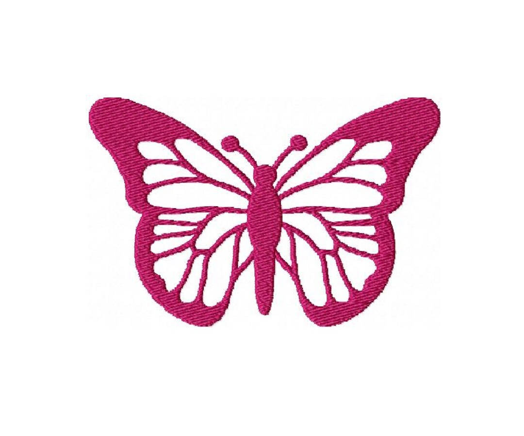 Butterfly Machine Embroidery Design Decorative Filigree Lacy Butterfly ...