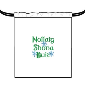 Merry Christmas Machine Embroidery Design Nollaig Shona Duit Snowflake ...