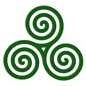 Celtic Trinity Machine Embroidery Design Triskele Eternity Symbol Irish ...