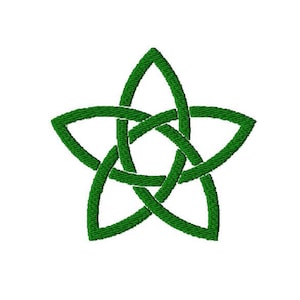 Celtic Star Machine Embroidery Design, Celtic Knot Christmas Pattern in ...