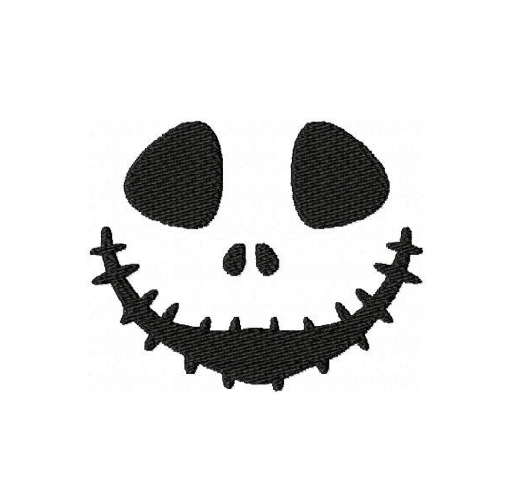 Scary Face Machine Embroidery Design, Pumpkin Face Ghost Pattern ...