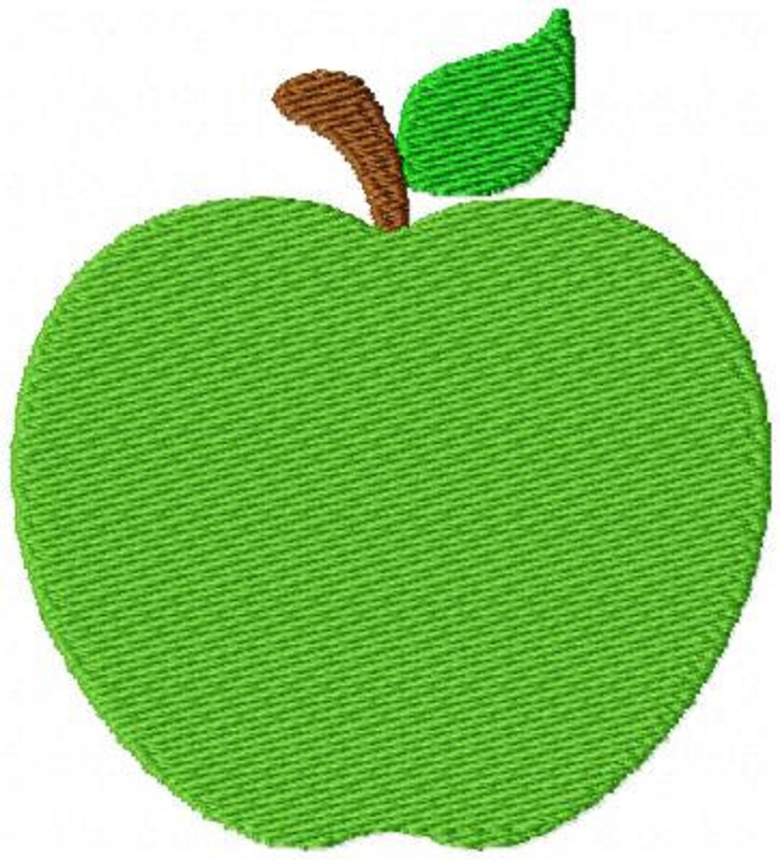 Apple Machine Embroidery Design Back to School Pattern Red - Etsy