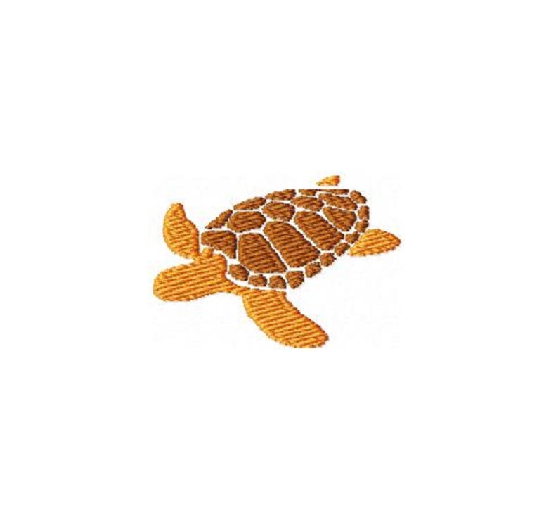Turtle Machine Embroidery Design Sea Animal Pattern Mini Turtle ...