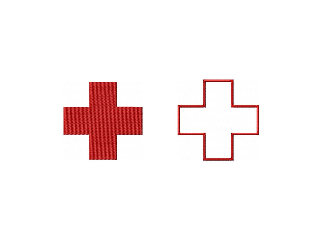 Red Cross Machine Embroidery Design and Appliqué Medical Doctor ...