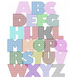 Lacy Font Alphabet Embroidery Designs Monogram Letters Lightweight ...