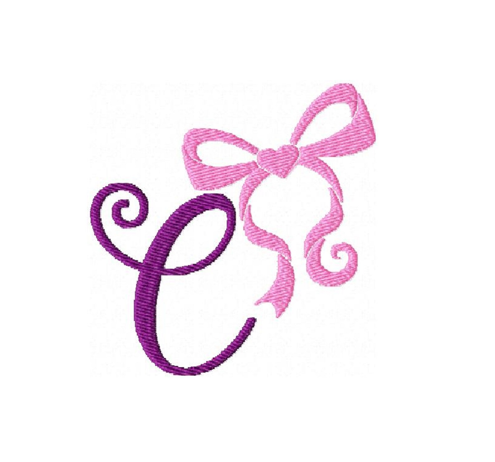 Bow Heart Ribbon Machine Embroidery Design Mini Pink Ribbon Bow Ribbon ...