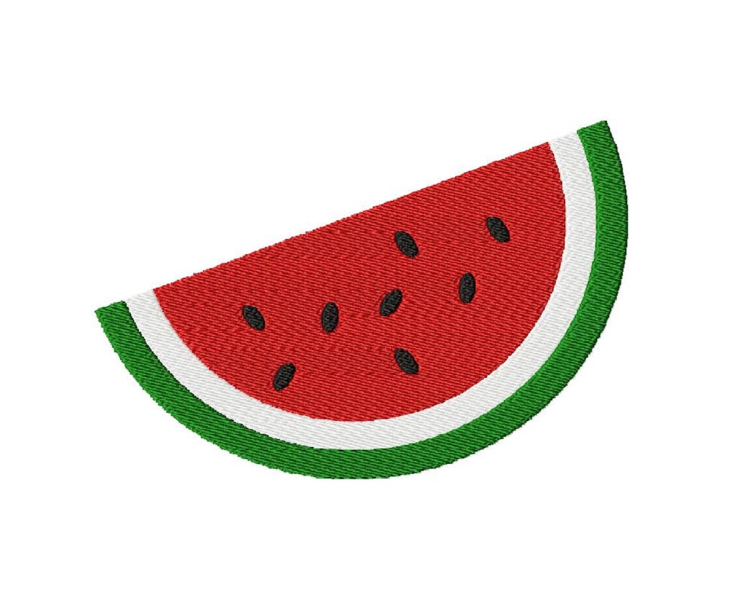 Watermelon Machine Embroidery Design Melon Design Summer Fruit Pattern ...