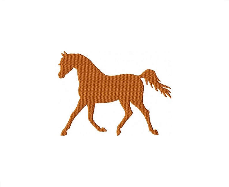 Arabian Horse Silhouette Embroidery Design Instant Download - Etsy