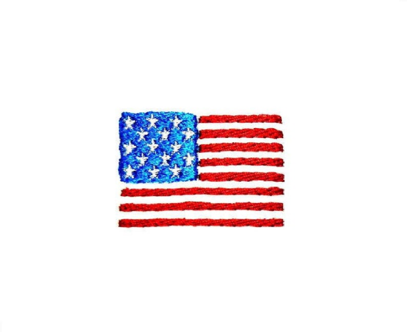 American Flag Mini Embroidery Design, 4th July Embroidery, Kids T Shirt ...