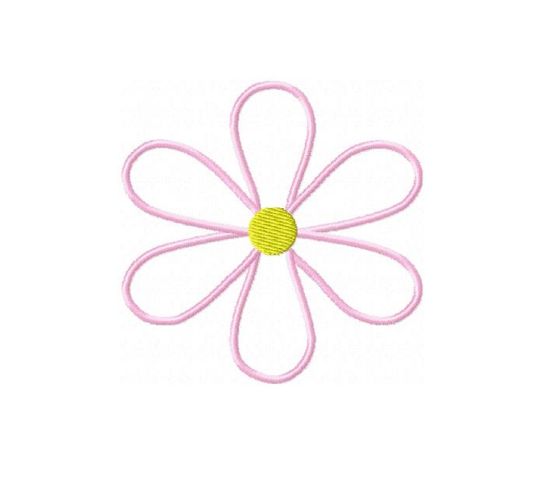 Daisy Applique Embroidery Design Daisy Flower Pattern Floral Decorative ...
