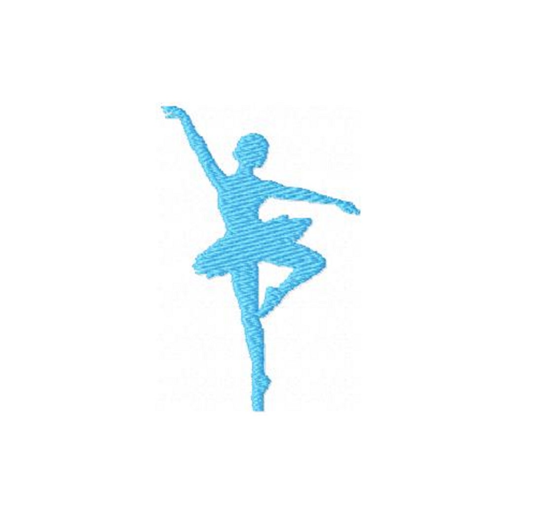 Ballerina Machine Embroidery Design Mini Ballerina Monogram Pattern ...
