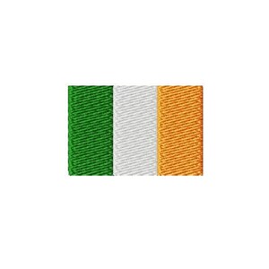 Irish Flag Machine Embroidery Design Mini St. Patrick's - Etsy