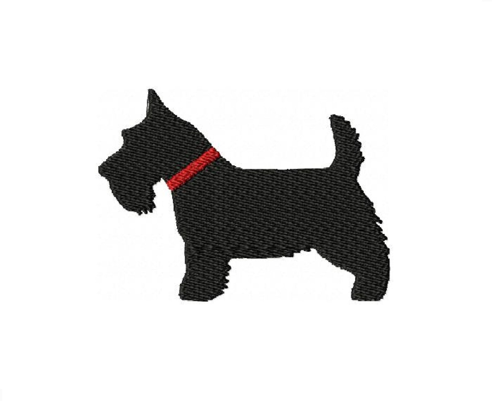 Dog Scottish Terrier Machine Embroidery Design Scottie - Etsy