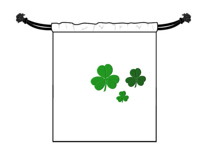 Irish Clover Machine Embroidery Design Mini Clover Pattern St. - Etsy