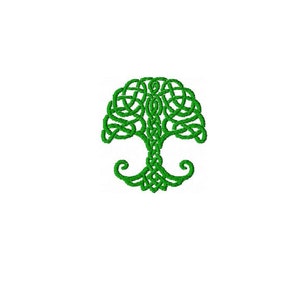 Celtic Tree Machine Embroidery Design, Crann Bethadh Tree of Life ...