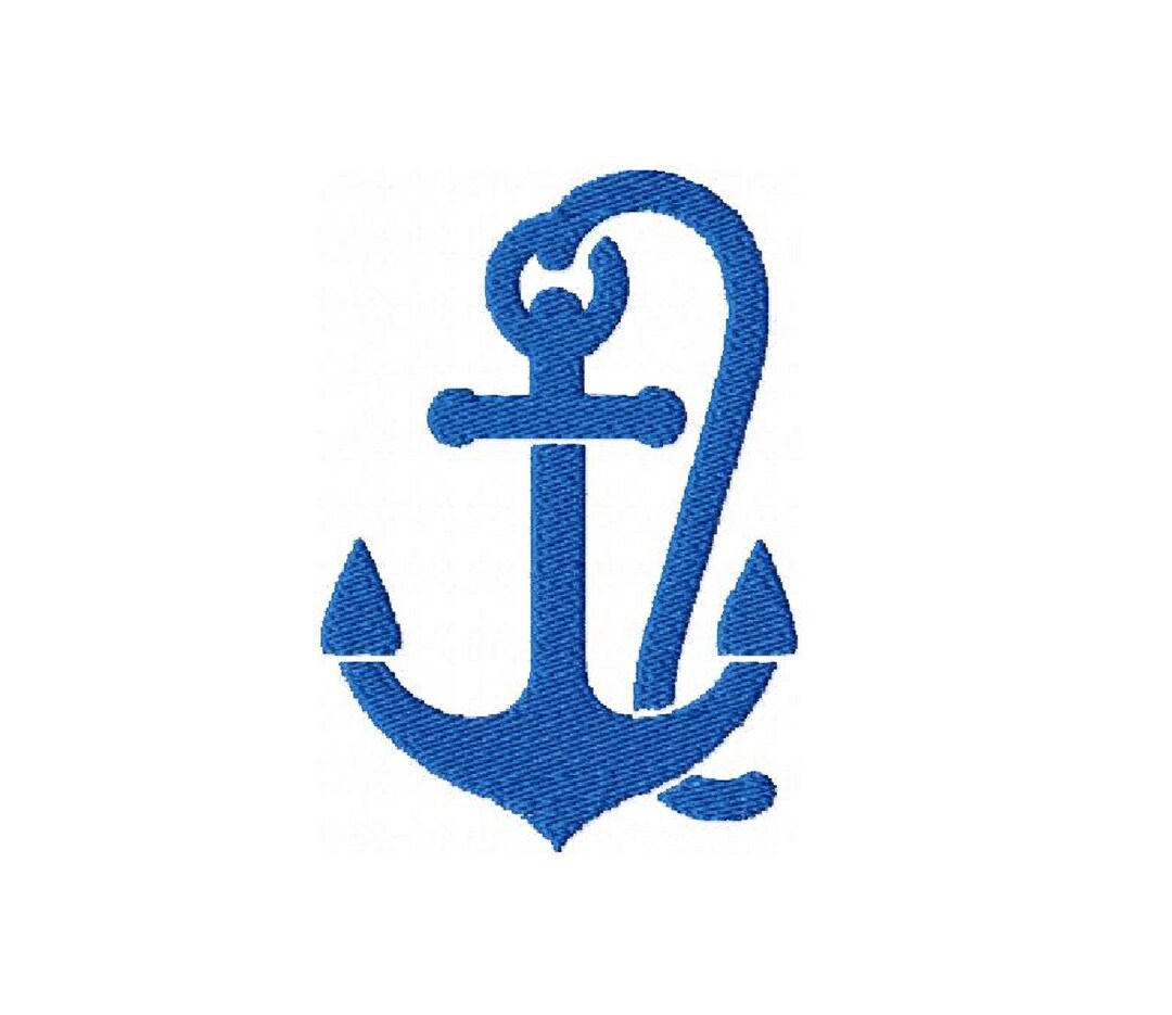 Anchor Embroidery Design, Nautical Design, Nautical Embroidery, Sea ...