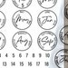 Honeycomb Habit Tracker Stamp, 30 Day Challenge Planner Rubber Stamp ...