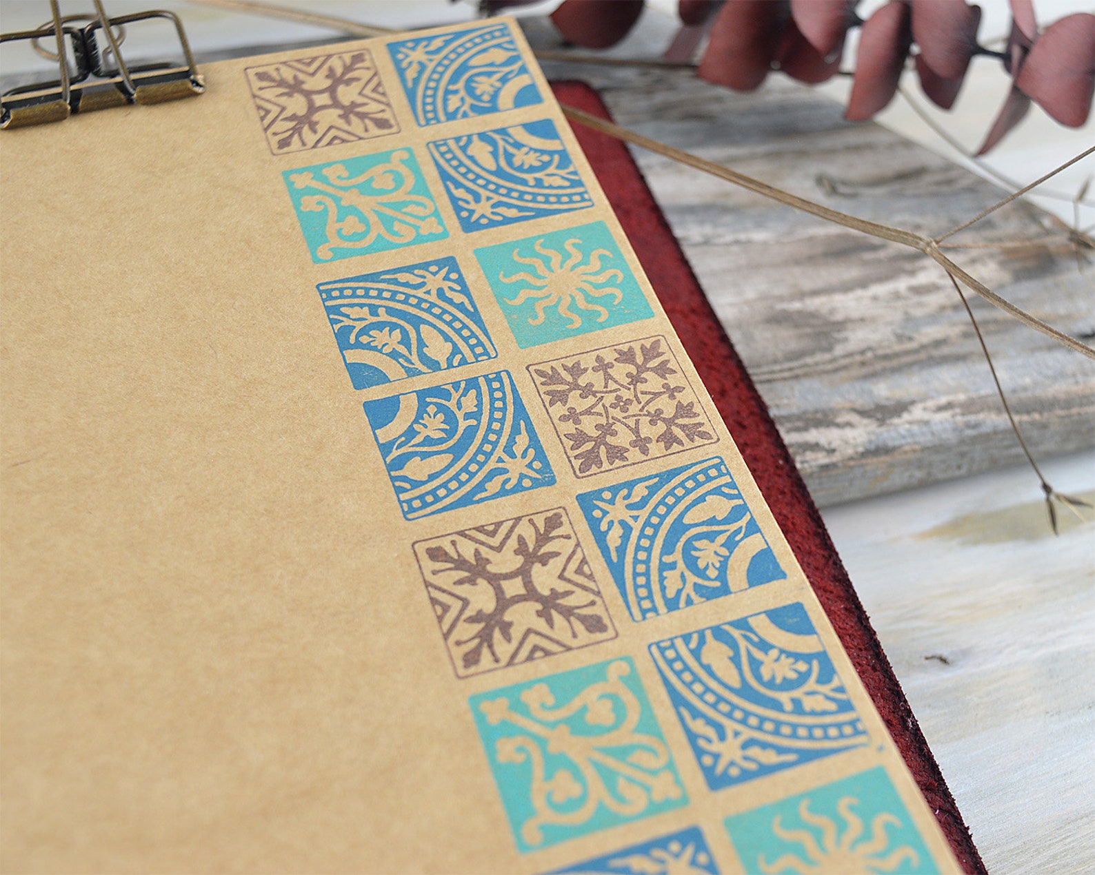 Old World Mini Tile Stamps, Vintage Pattern Rubber Stamps, Clear ...