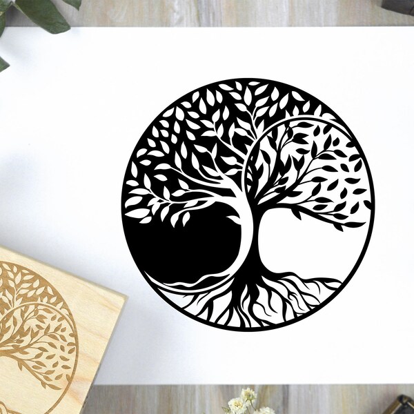 Tree of Life Stamp - Etsy