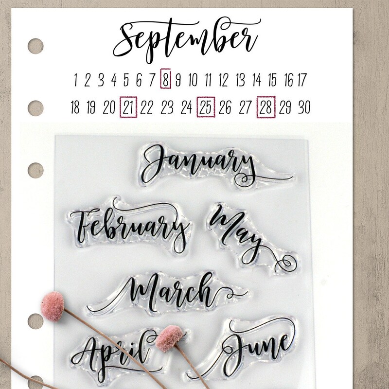 Calligraphy Stamp - Etsy