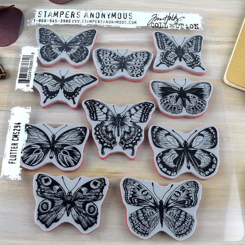 Moth Rubber Stamp - Etsy