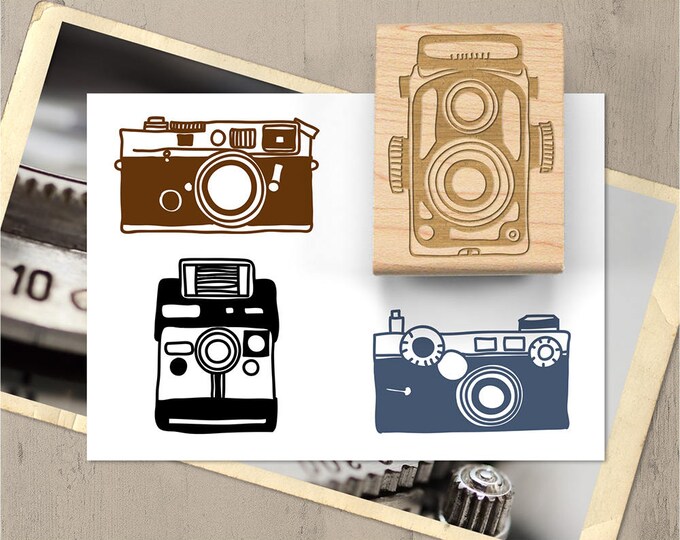 Vintage Camera Rubber Stamp, Antique Camera Stamp Set, Photographer ...