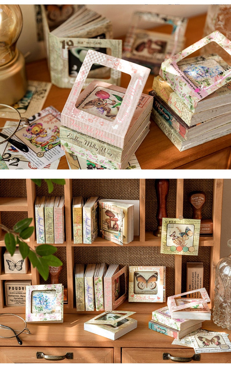 Junk Journal Sticker Book 60pc Journaling Stationary - Etsy