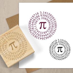 PI Stamp, Math Gift, Math Geek Stamp, Math Teacher Stamp, Math Symbol ...