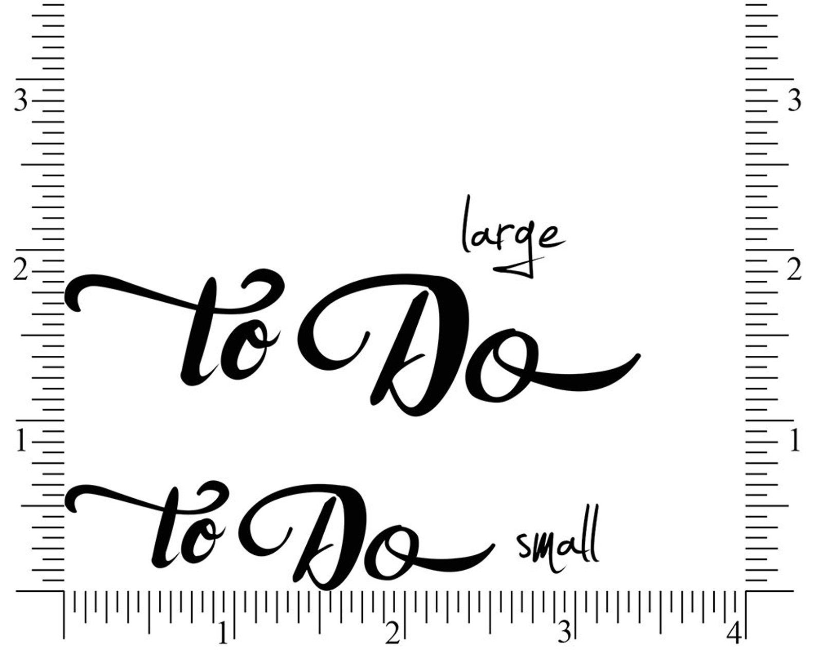 To Do Stamp to Do List Planner Stamp Calligraphy Stamp | Etsy