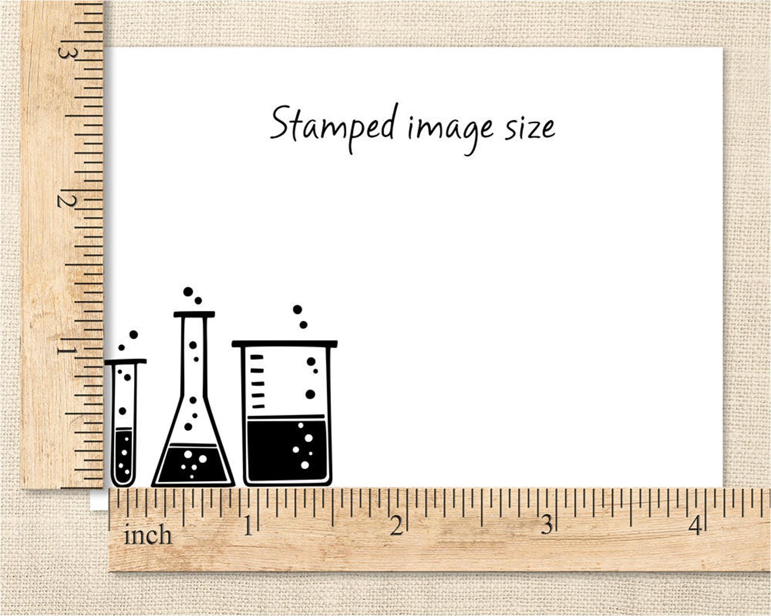 Chemistry Lab Stamp Chemistry Gift Science Stamp Doodle | Etsy