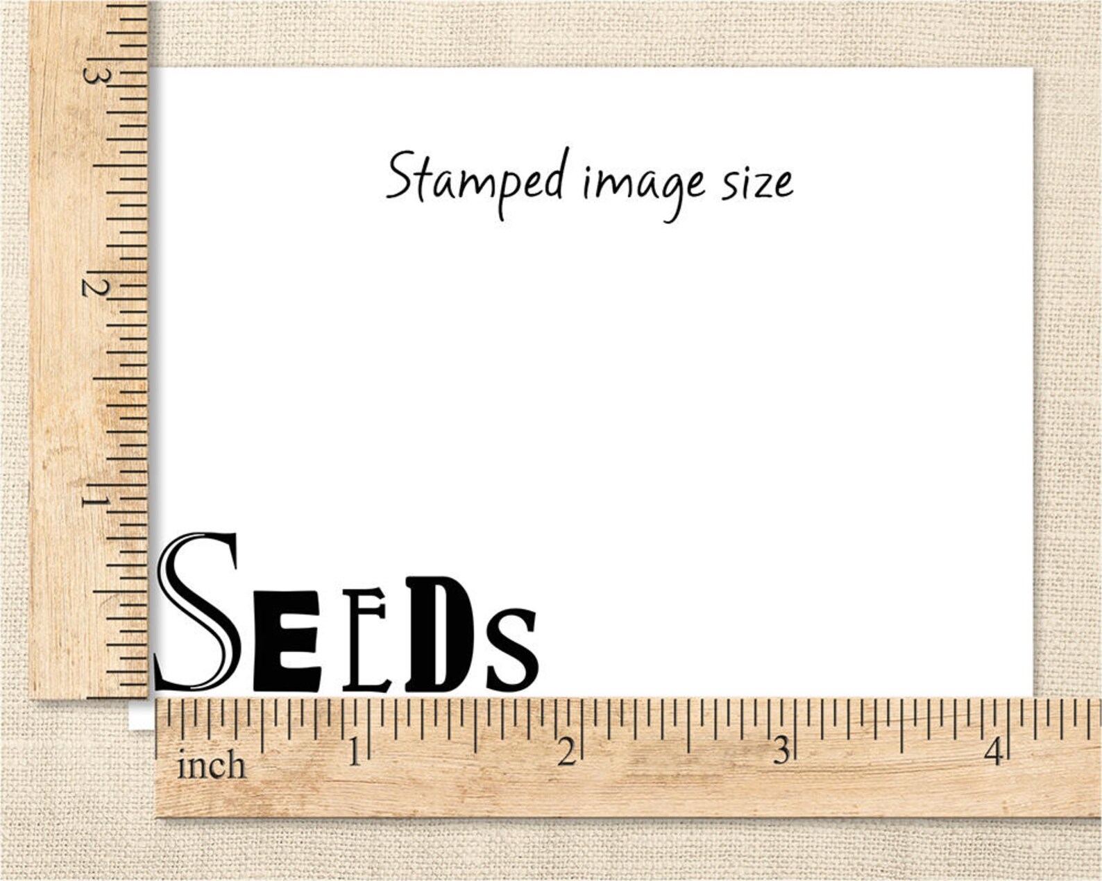 Seeds Rubber Stamp Seed Stamp Seed Saving Envelope Seed | Etsy