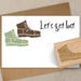 Hiking Boot Stamp Hiking Stamp Trail Rubber Stamp Outdoors - Etsy