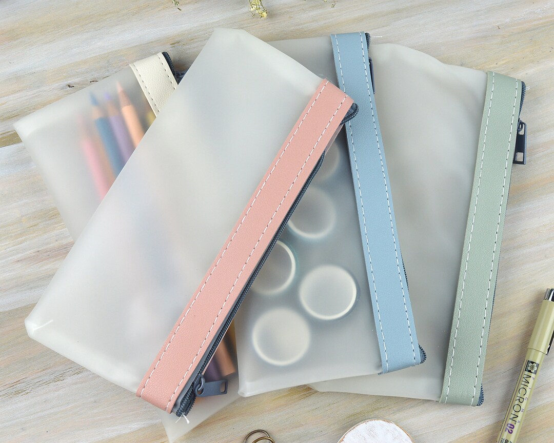 Cute Pencil Case Transparent Pen Case Pencil Holder Pen - Etsy