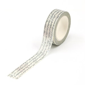 Vintage Writing Washi Tape, Handwriting Masking Tape, USA Constitution ...