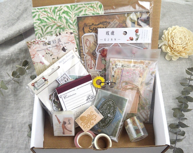 Mystery Junk Journal Tube Full of Trinkets Beads Embellishment - Etsy