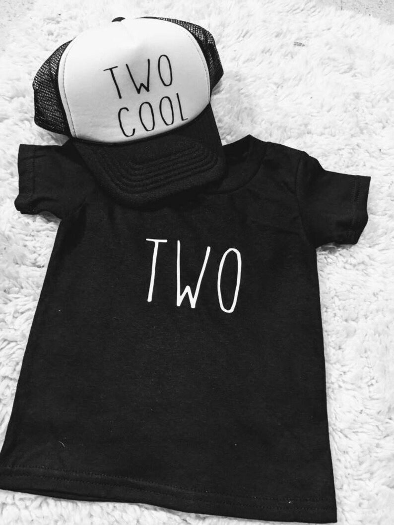 Two Cool Toddler Trucker Cap Perfect for the 2 Year Old | Etsy