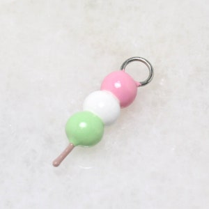 Cute Dango Charm - Polymer Clay Charms - Anime Phone Charm - Kawaii ...