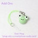 Pink Peach Charm Polymer Clay Charms Kawaii Phone Charm Kawaii Keychain ...