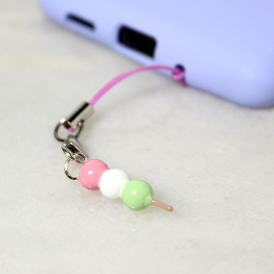 Cute Dango Charm Polymer Clay Charms Anime Phone Charm - Etsy
