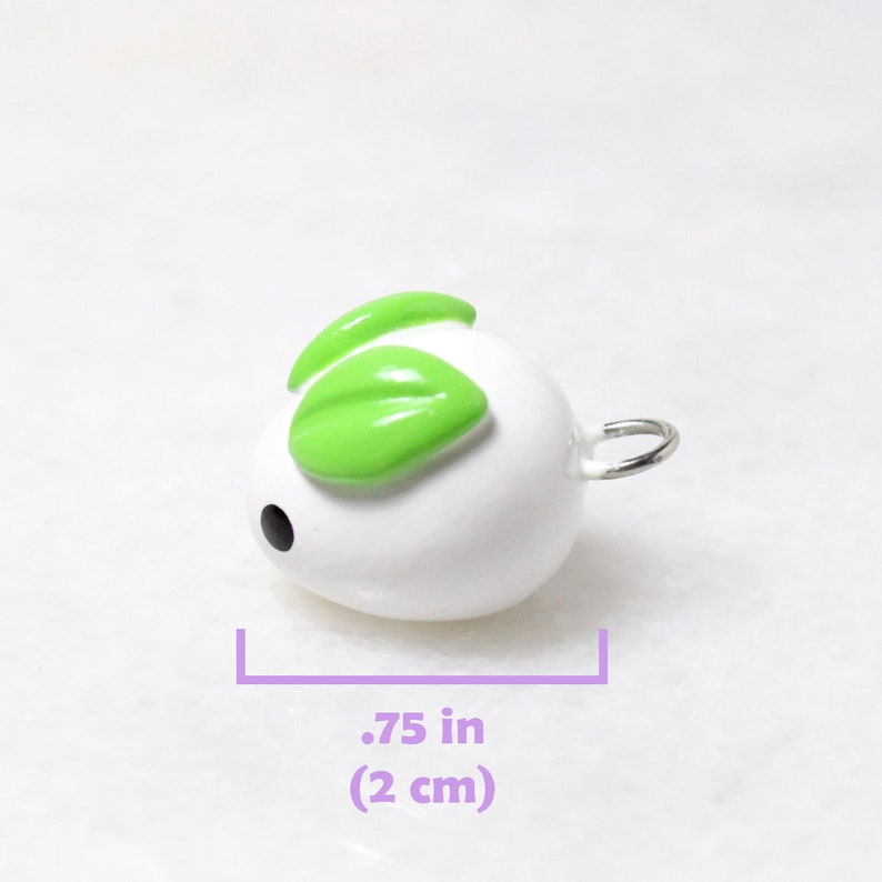 Kawaii Mochi Bunny Charm Polymer Clay Charms Kawaii Phone - Etsy
