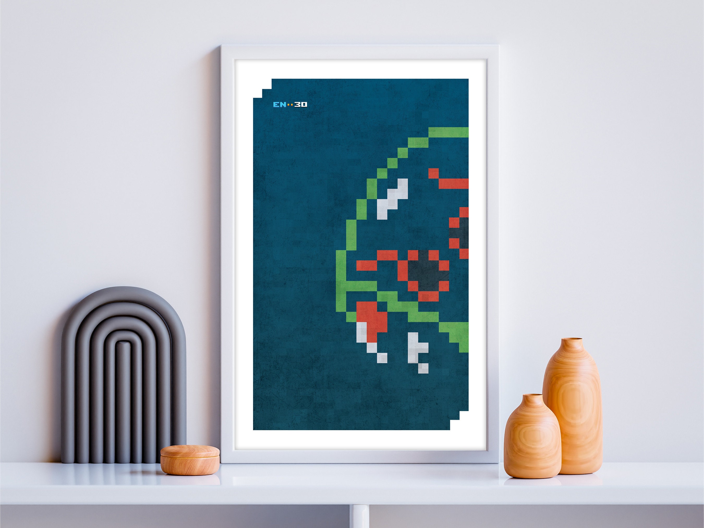 Retro NES Metroid Inspired Poster | Printable Wall Art | Original ...